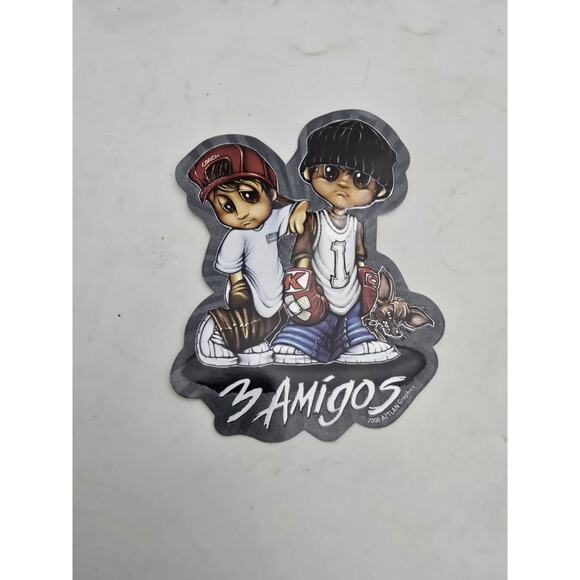 Art | Vtg 9s Cei Aztlan Graphics Chicano Latin Pride 3 Amigos Vending ...